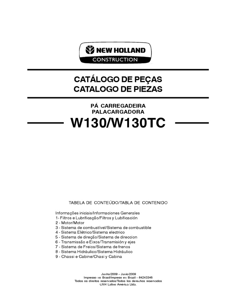 Catálogo de Peças W130/W130TC | PDF | Radiador | Ar condicionado