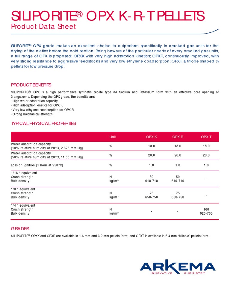 Siliporite Opx Pellets Revision 11 - 2017 | PDF | Medical Device ...