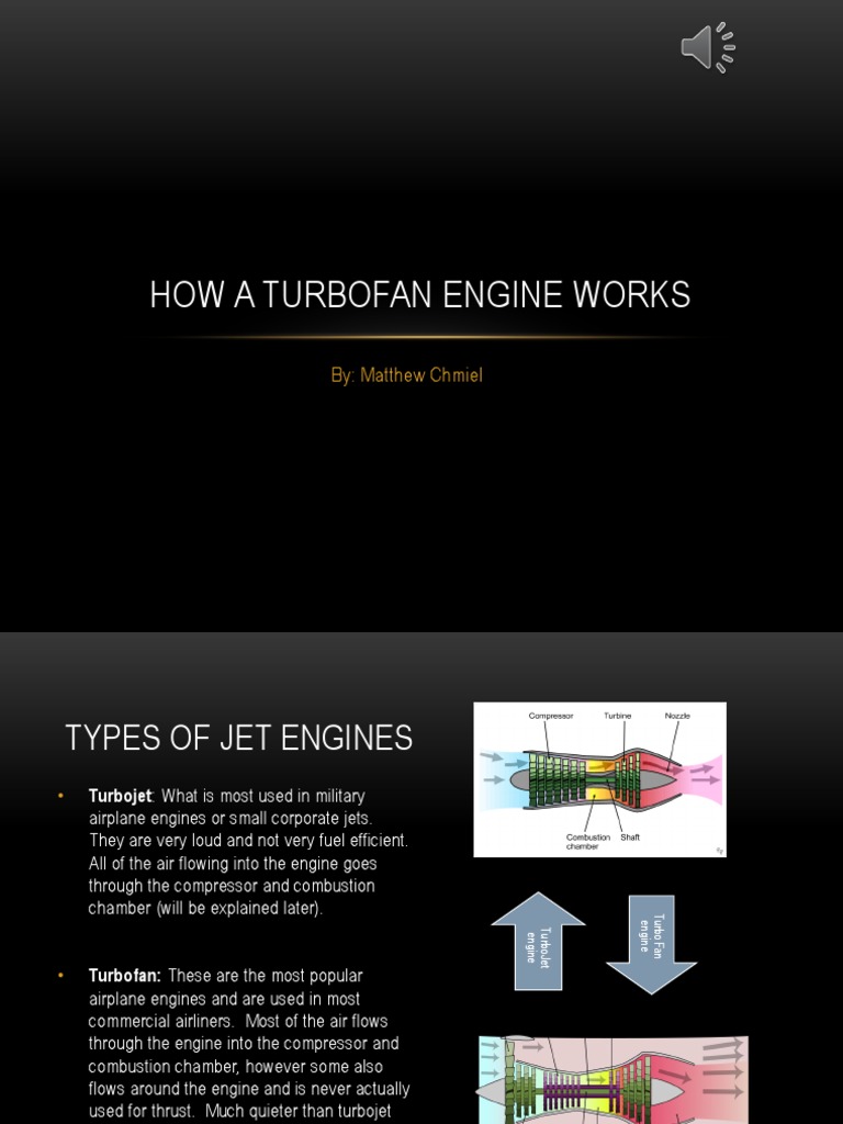 How A Turbofan Engine Works: By: Matthew Chmiel | PDF | Jet Engine ...