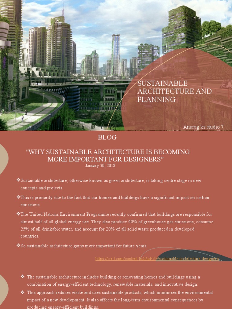 Sustainable Architecture and Planning | Download Free PDF | Green ...