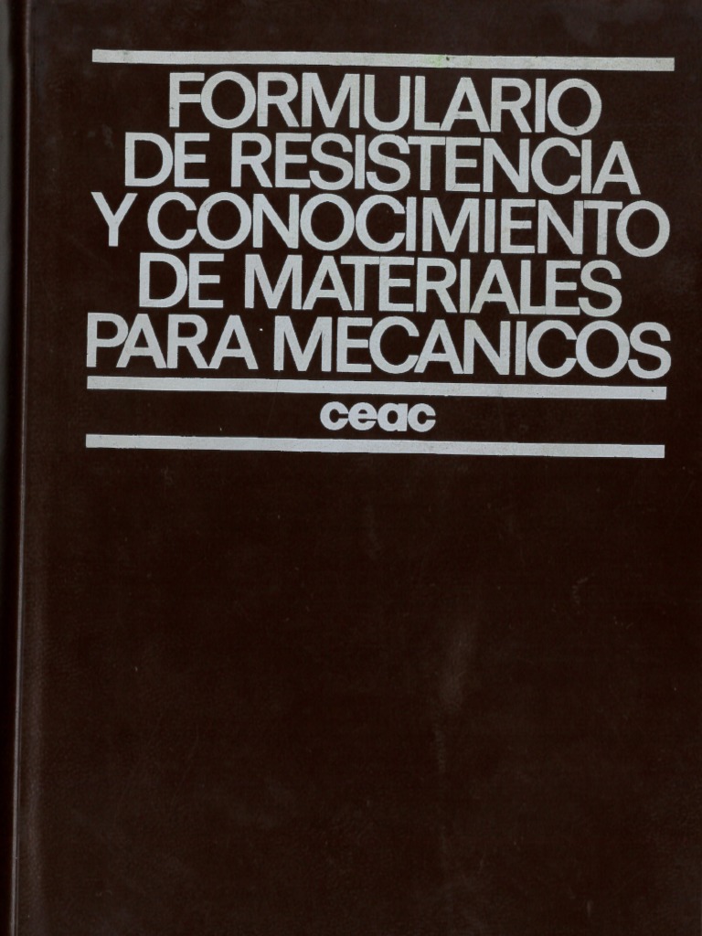 FORMULARIO CEAC DE MECANICA - Luis Pareto PDF | PDF