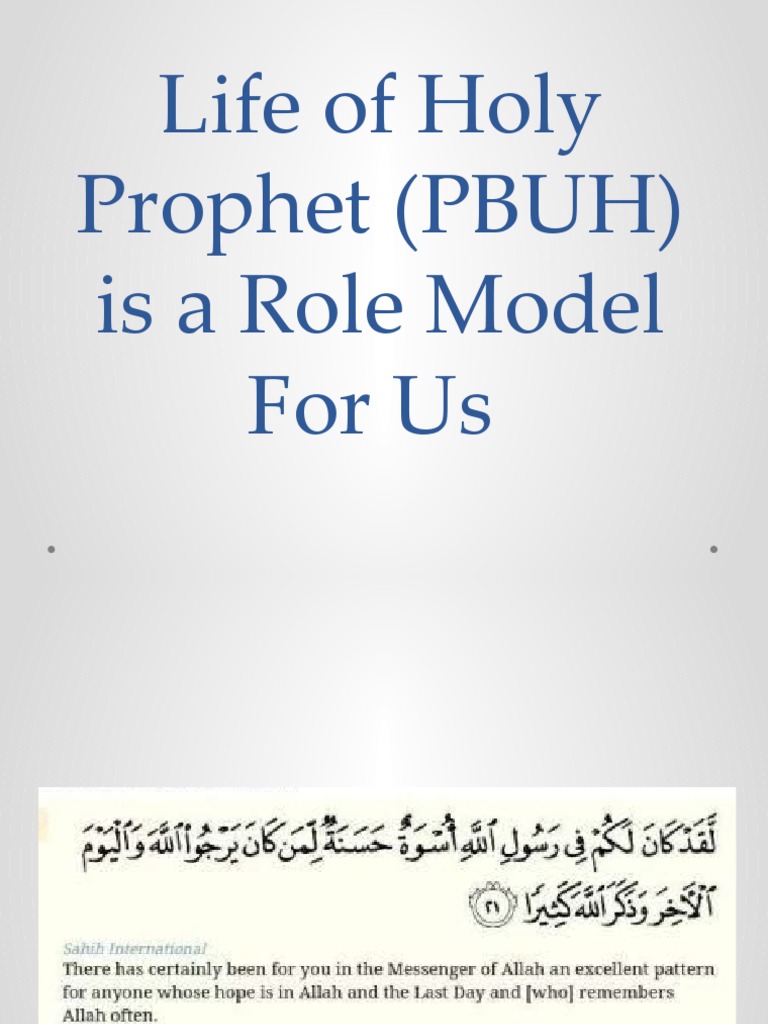 Hazrat Muhammad (S.A.W) Role Model | PDF | Medina | Muhammad