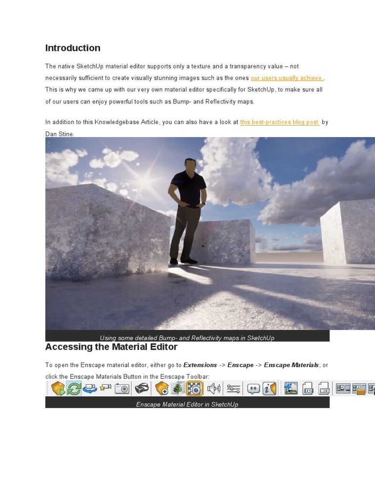 Our Users Usually Achieve: Using Some Detailed Bump-And Reflectivity ...