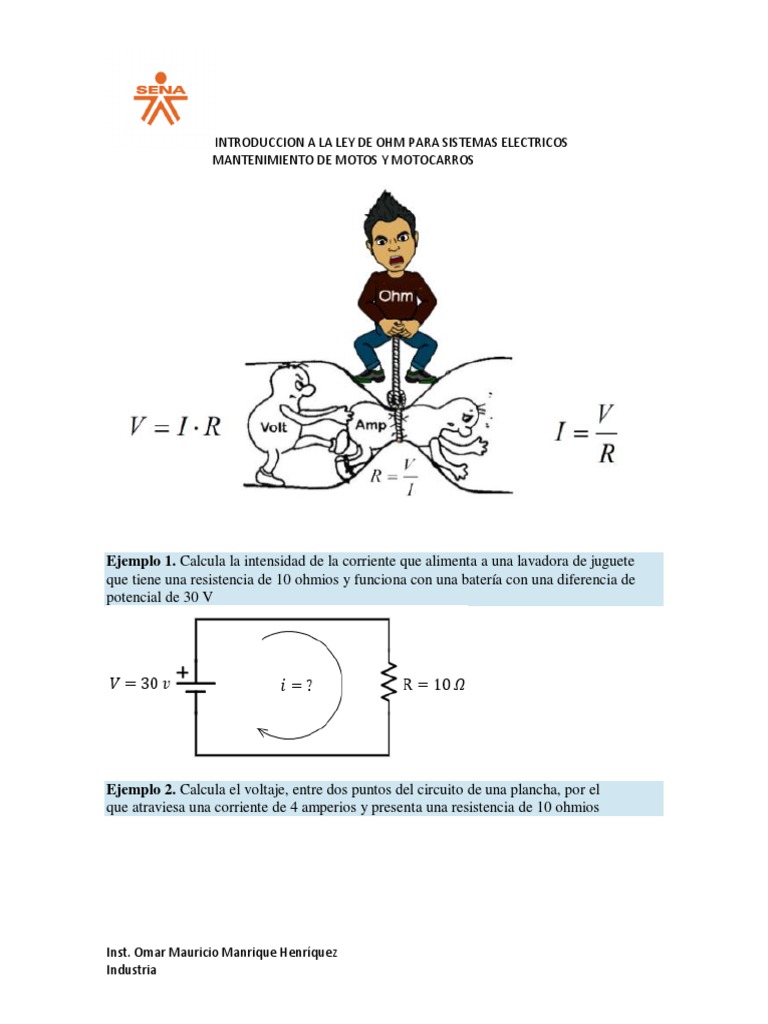 Ley de watt definición y ejercicios resueltos. 2024 | ley de watts ...