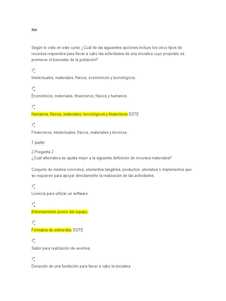 Bienestar 3 Solucion 3 | PDF | Evaluación | Planificación