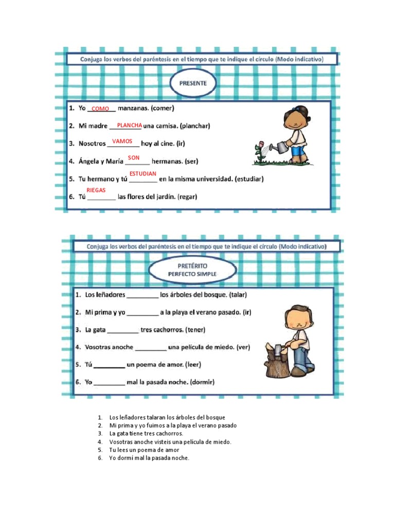 Español Verbos - Emily | PDF