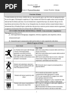 Lesson Plan Arnis | PDF | Teachers | Lesson Plan