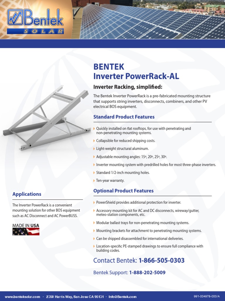 Bentek Powerrack Al Ds | PDF | Power Inverter | Power (Physics)