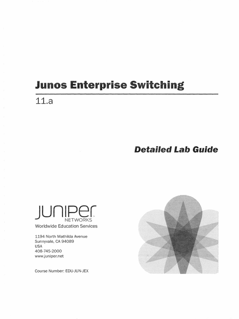 Jex Lab Guide PDF | PDF | Network Switch | Command Line Interface
