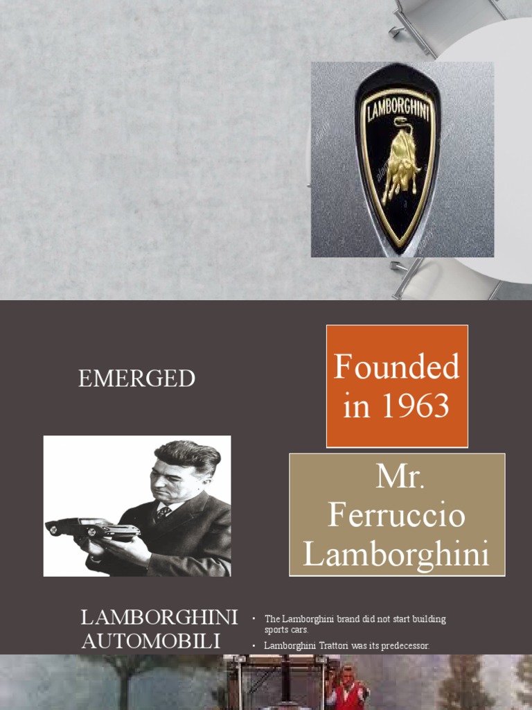 History of Lamborghini: Daniel Beltran - Jeremy Rodríguez 2024033 | PDF