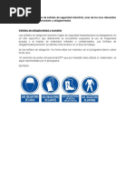 Norma de Senalizacion Uso de Los EPPs Personal y Colectiva | PDF | Seguridad y salud ocupacional
