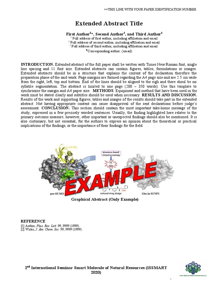 Guidelines for Preparing an Extended Abstract for the 2nd International ...