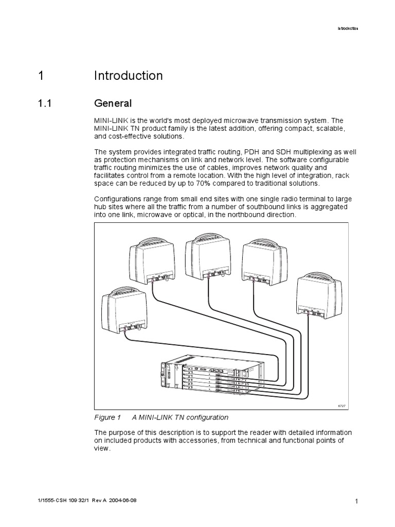 1.1 General: A MINI-LINK TN Configuration | PDF | Computer Network | Computer Networking