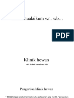 SNI 9184 2023 Pelayanan Kesehatan Hewan RSH, KH, PDHM | PDF