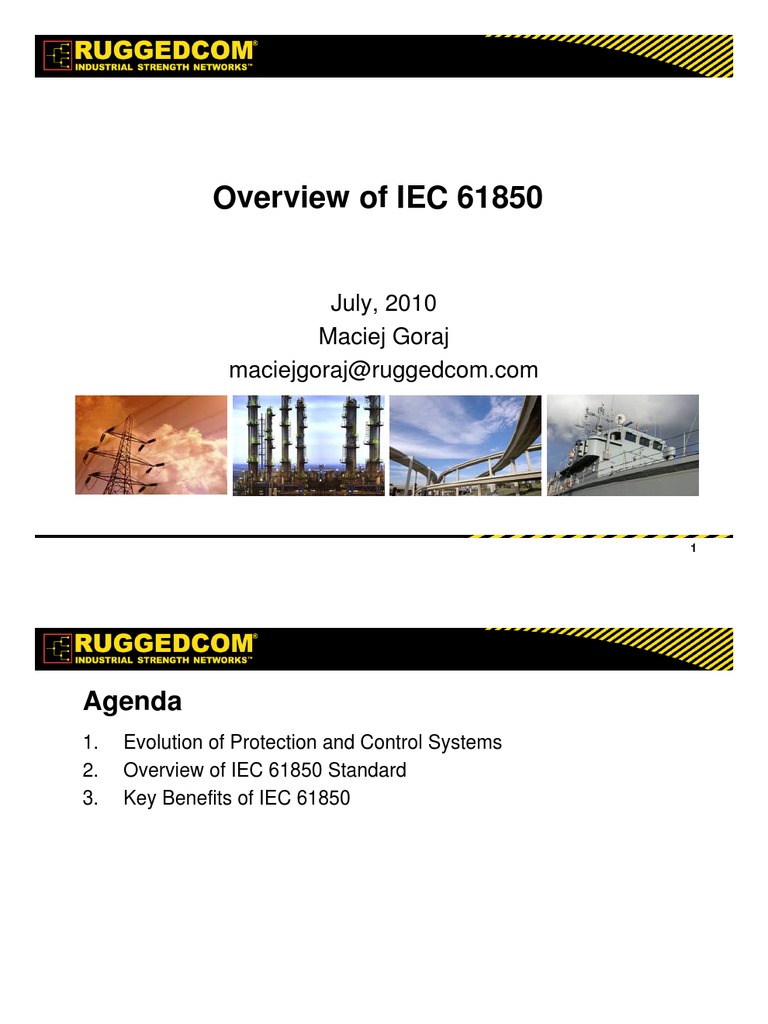 IEC 61850 Overview | PDF | Electrical Substation | Osi Model