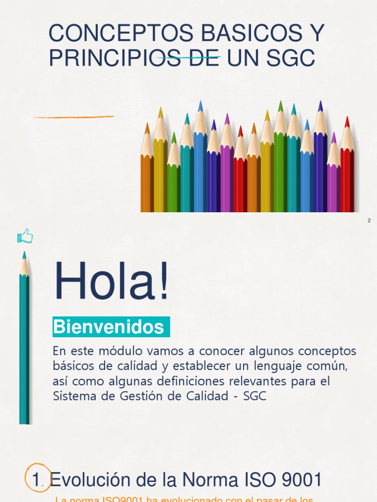 03 Conceptos Basicos y Principios de Calidad | PDF | Gestión de la ...