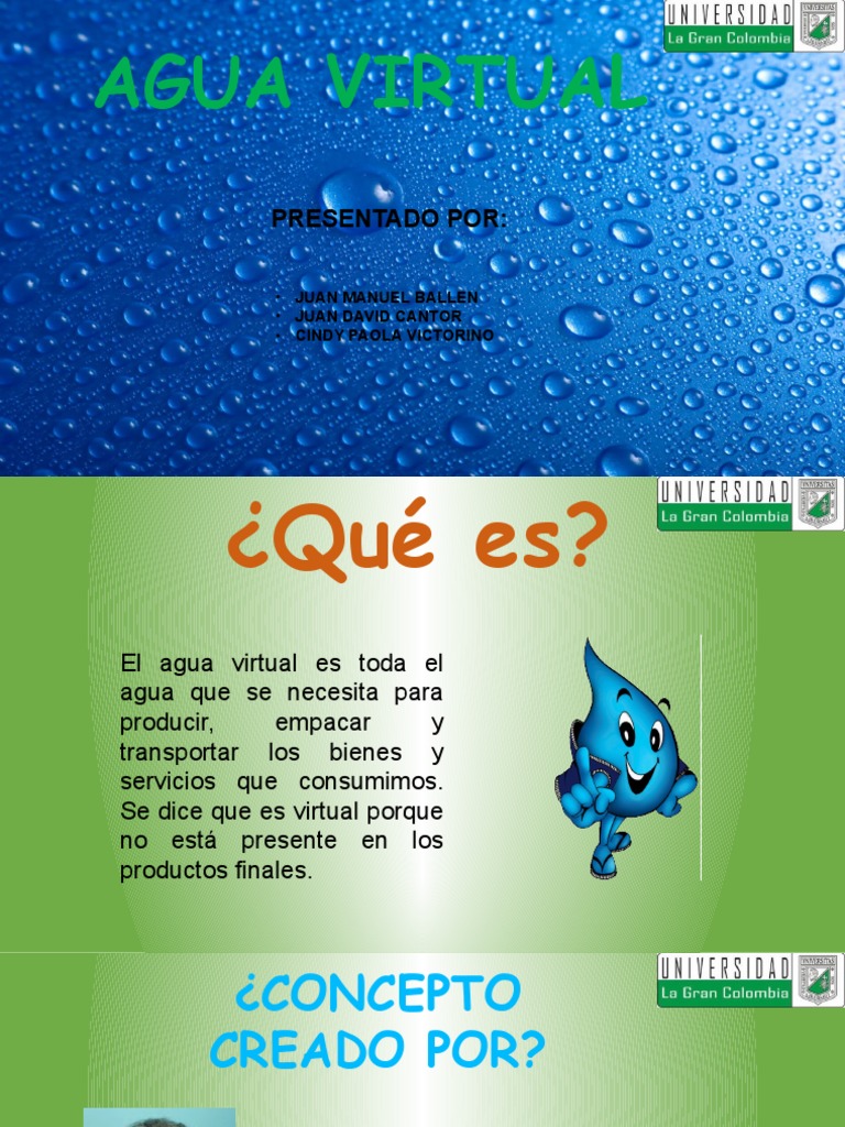 Agua Virtual | PDF | Agua | Economias