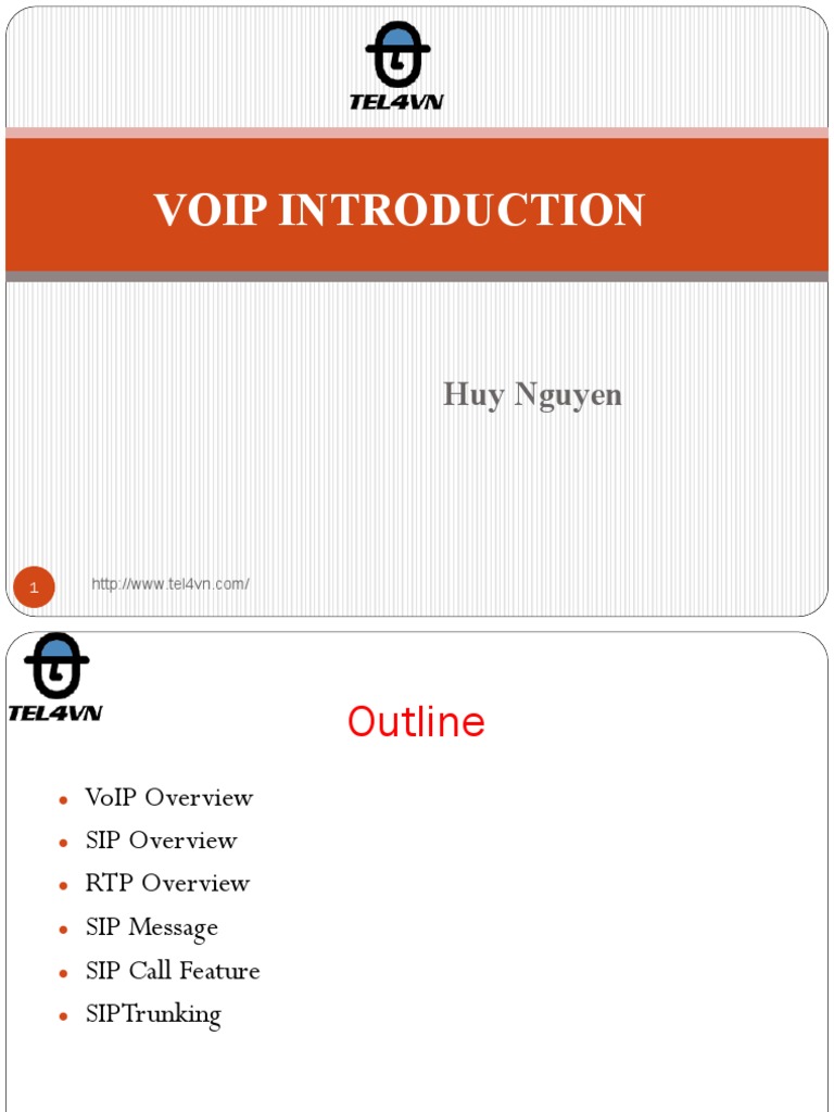 An Introduction to VOIP Protocols: SIP, RTP and SIP Trunking | PDF | Session Initiation Protocol ...