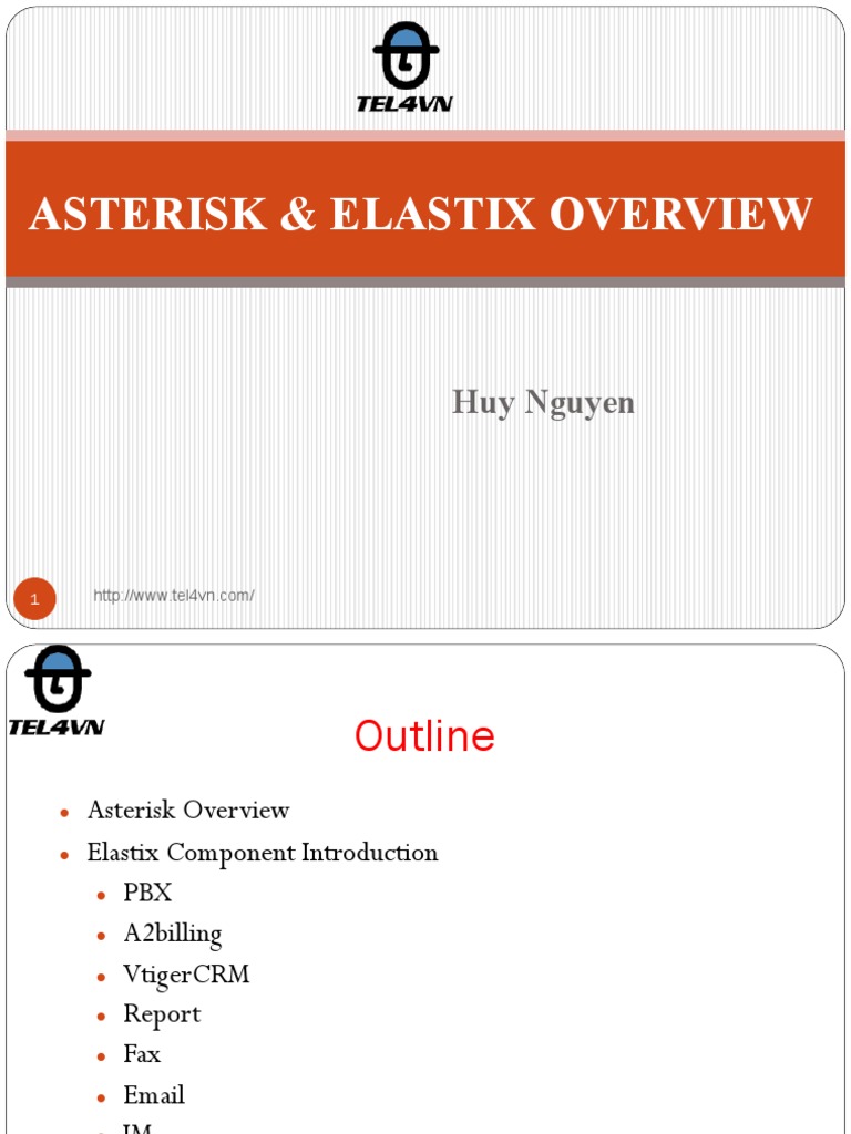 C04 Asterisk & Elastix Overview PDF | PDF | Voice Over Ip | Session Initiation Protocol