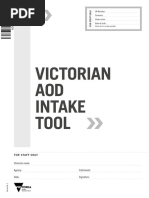 Victorian AOD Comprehensive Assessment Form | PDF | Violence | Mental ...