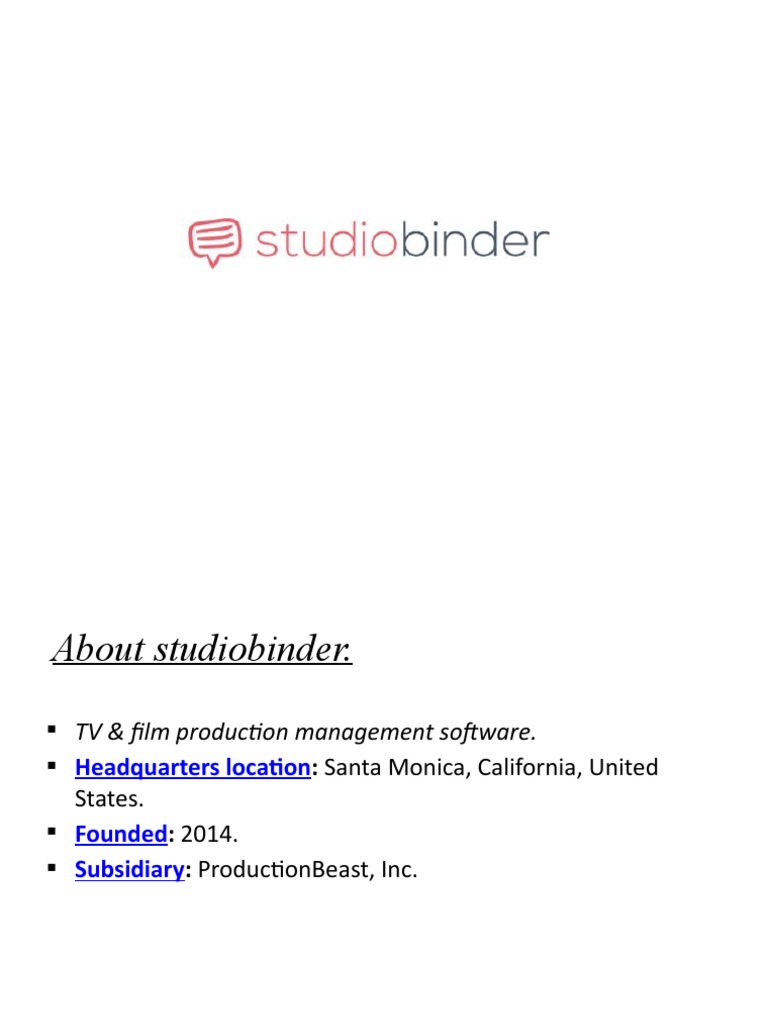 Film Production Management Tool | PDF | Business