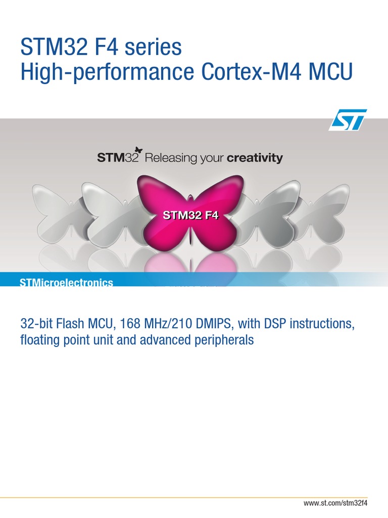 STM32 F4 Series High-Performance Cortex-M4 MCU | PDF | Flash Memory ...