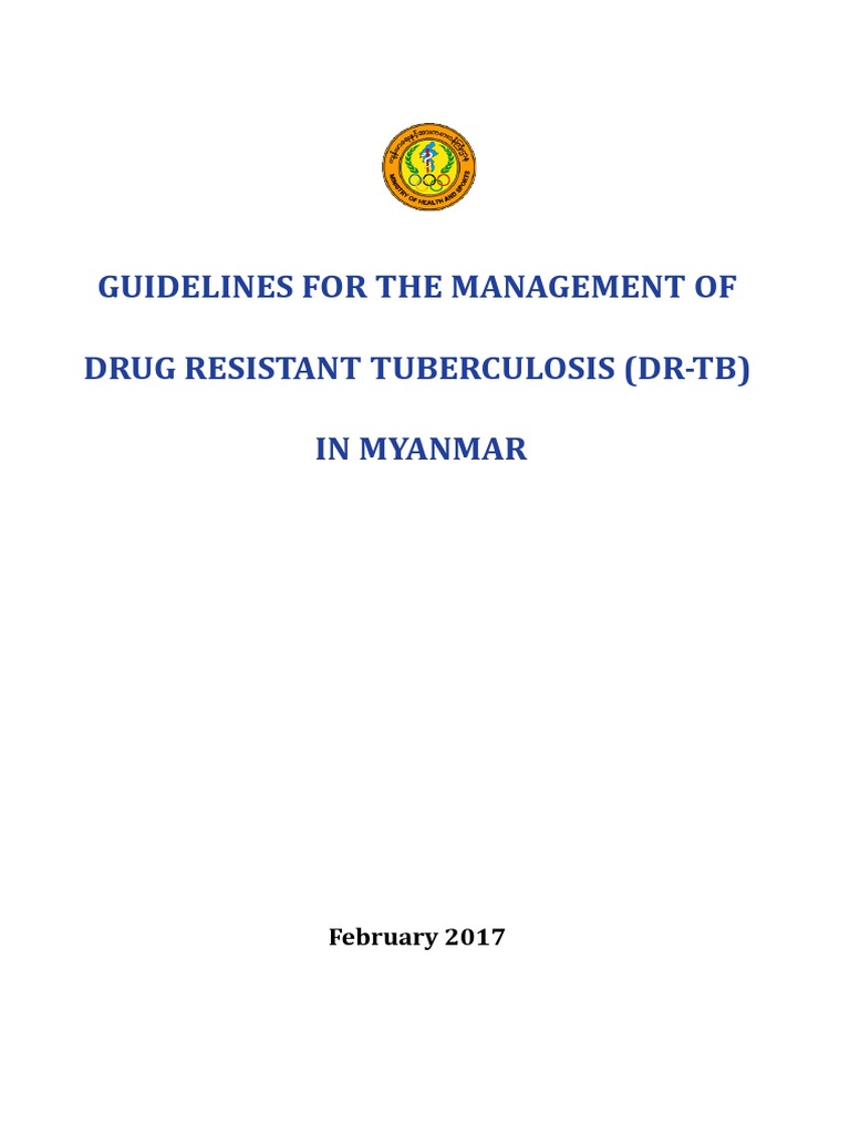 DR-TB Management Guideline - Feb 2017 | PDF | Tuberculosis | Drugs