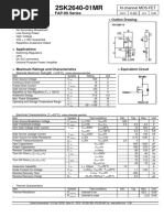 2SK2900-01 Power Mosfet | PDF | Field Effect Transistor | Electrical ...