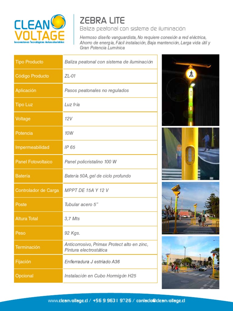 Ficha Tecnica Zebra Lite | PDF
