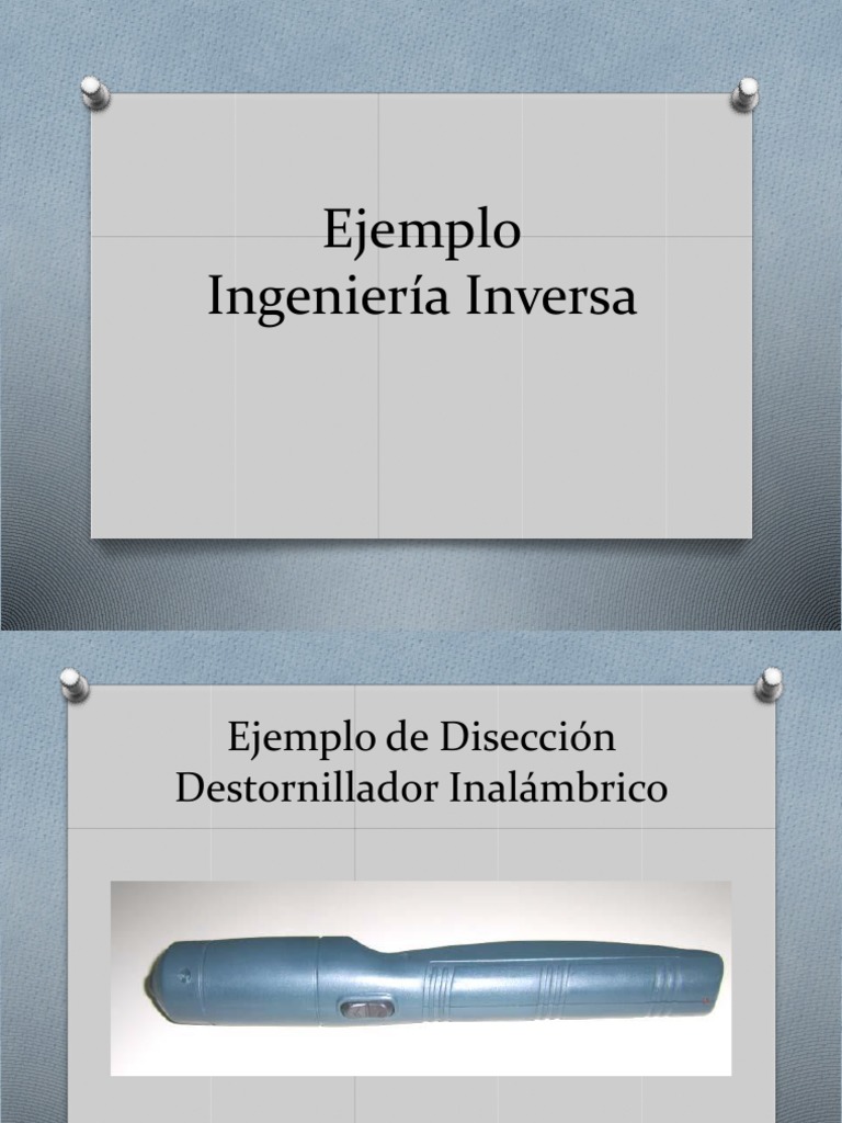 Ejemplo Ingeniería Inversa PDF | PDF | Tornillo | Science