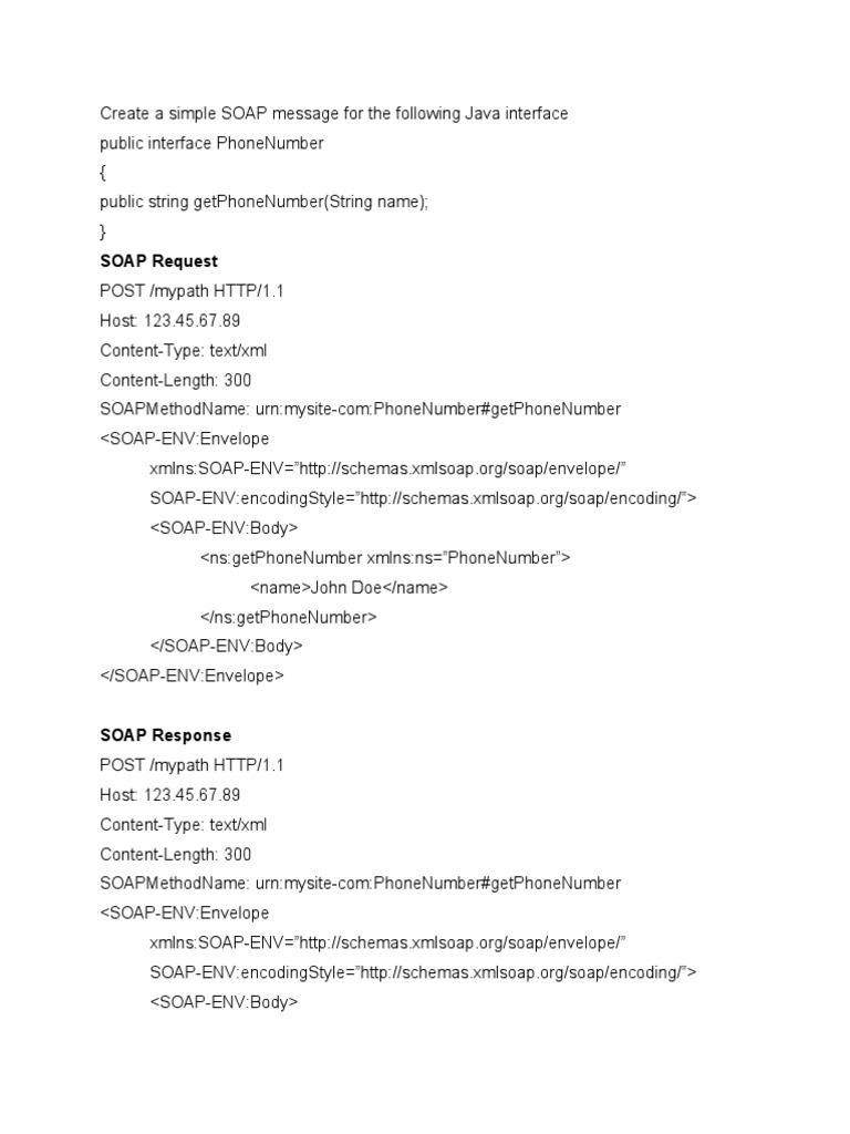 XML Ex1 | PDF | Soap | Hypertext Transfer Protocol