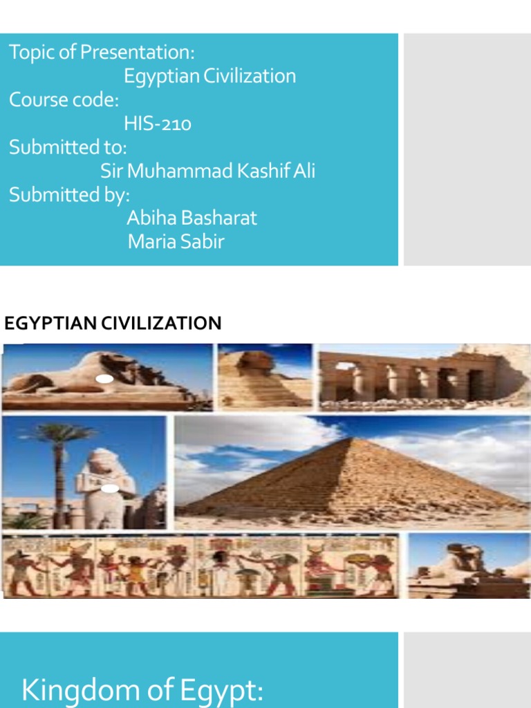 Egyptian Civilization Overview | PDF | Ancient Egyptian Religion ...