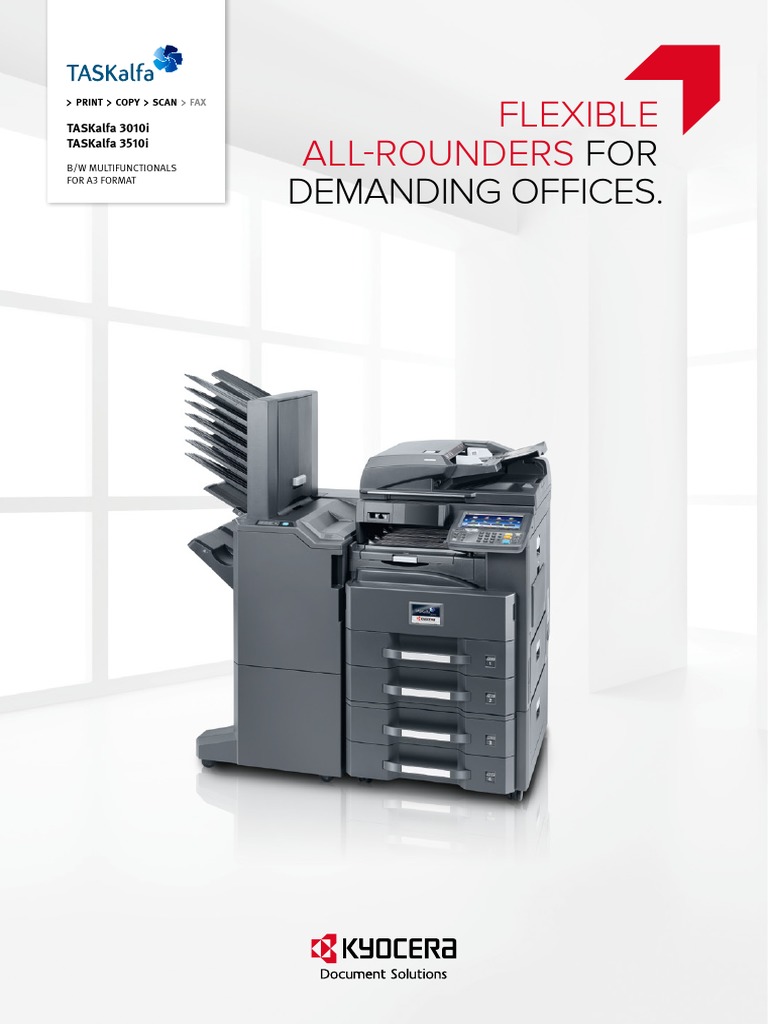 Kyocera Taskalfa 3010i | PDF | Image Scanner | Media Technology