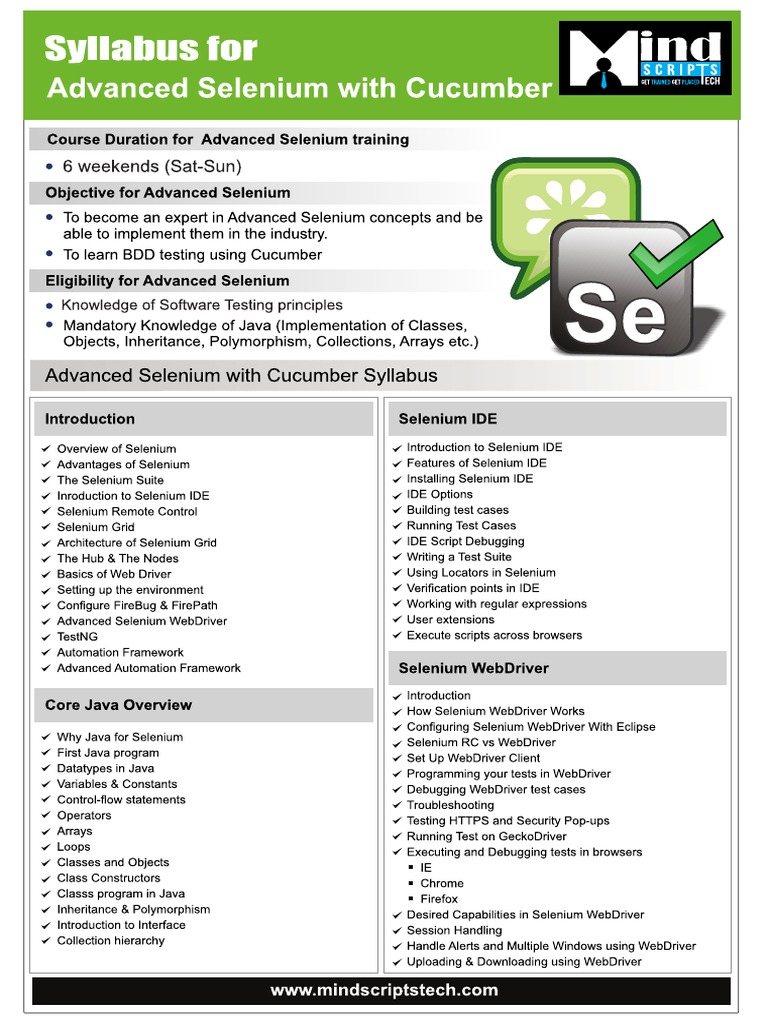 Advanced Selenium PDF | PDF