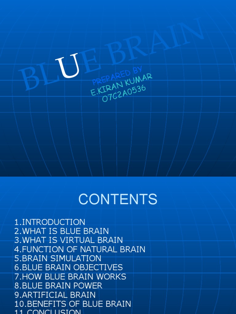 Understanding the Blue Brain Project | PDF | Brain | Neuroscience