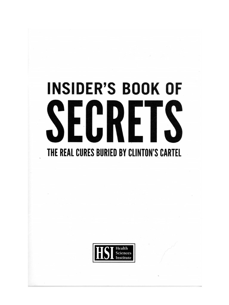 Insiders Book of Secrets PDF | PDF