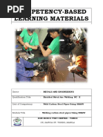 CBLM Smaw - NC Ii | PDF | Welding | Construction