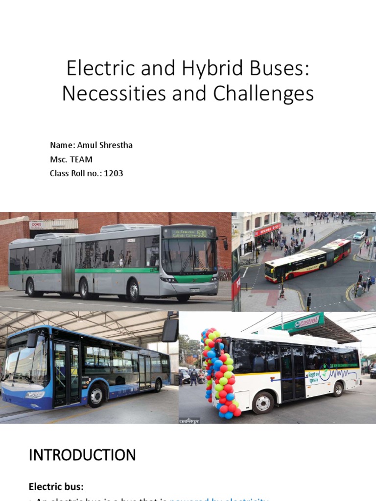Electric and Hybrid Buses | PDF | Hybrid Vehicle | Electric Vehicle