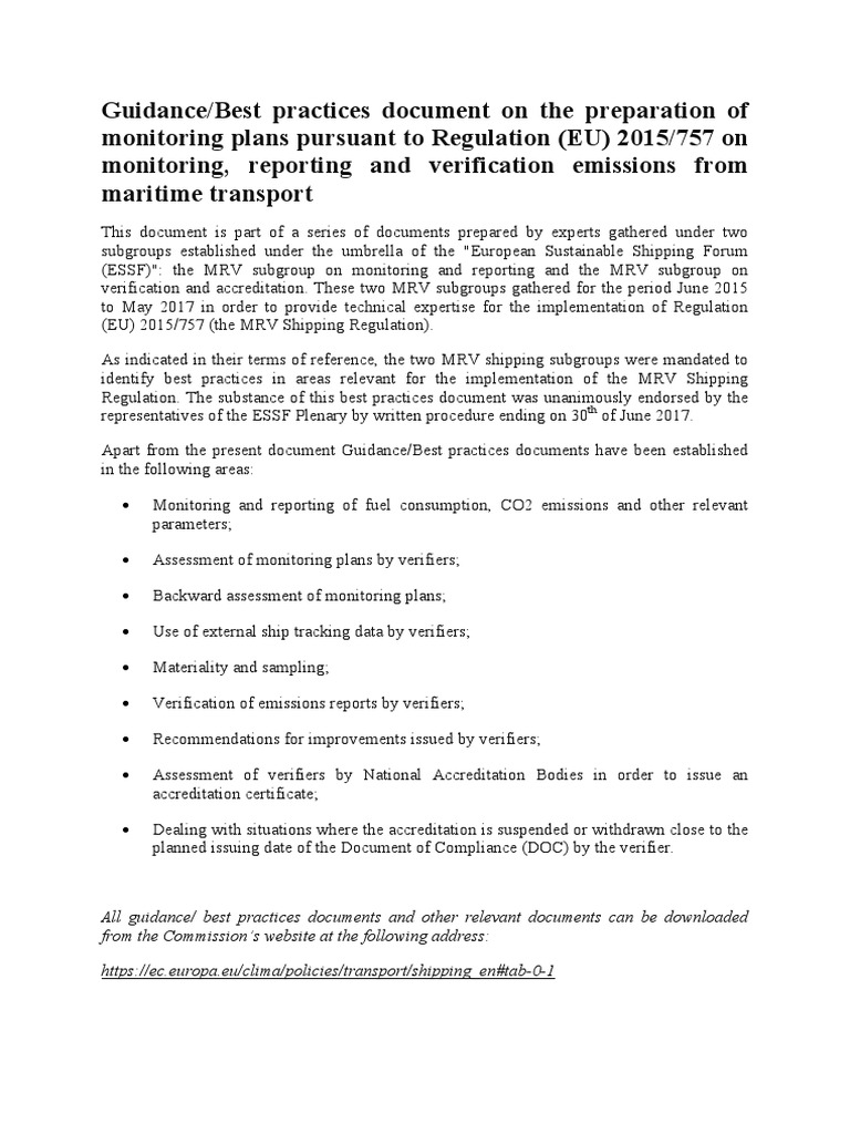 01 Guidance Monitoring Plan Companies en | PDF | Fuel Oil | Calibration
