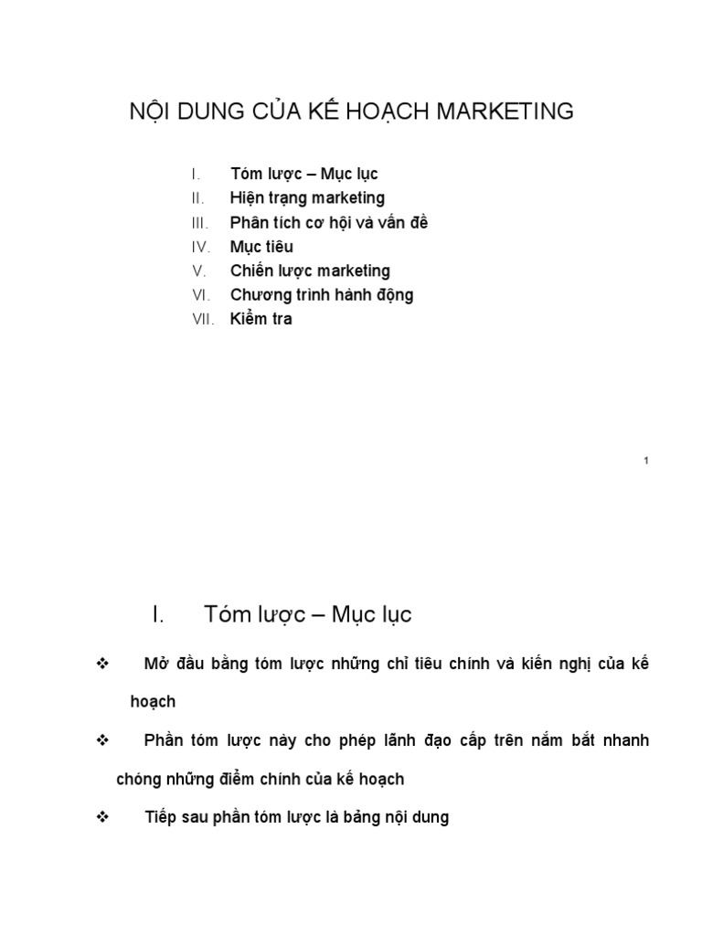 Ke Hoach Marketing | PDF