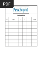 MRD Checklist: All Patient Sr. No. IPD Responsibilities | PDF | Surgery ...