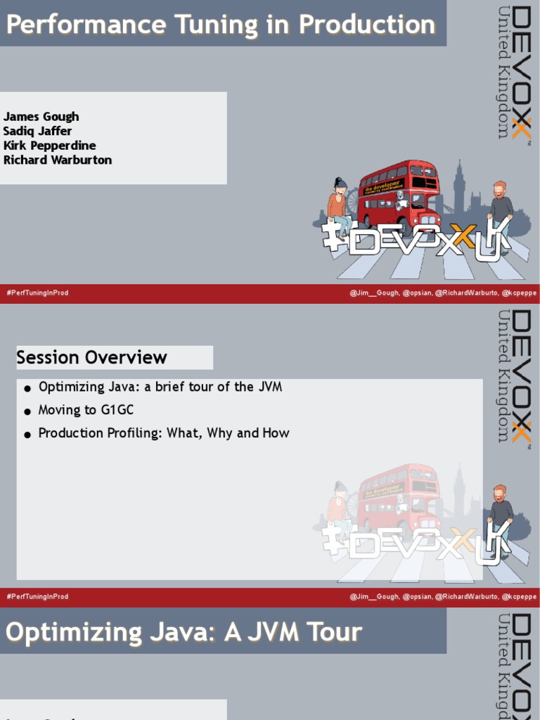 Performance Tuning in Production: James Gough Sadiq Jaffer Kirk ...