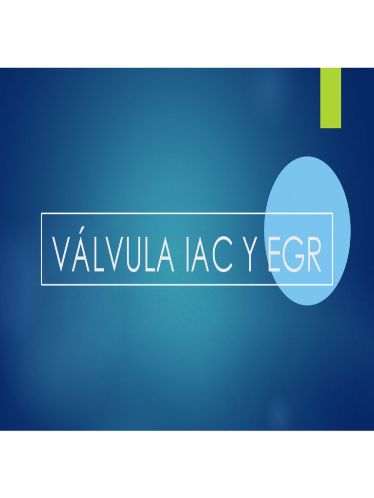 Valvula Iac y Egr | PDF | Cocina, comidas y vino | Informática