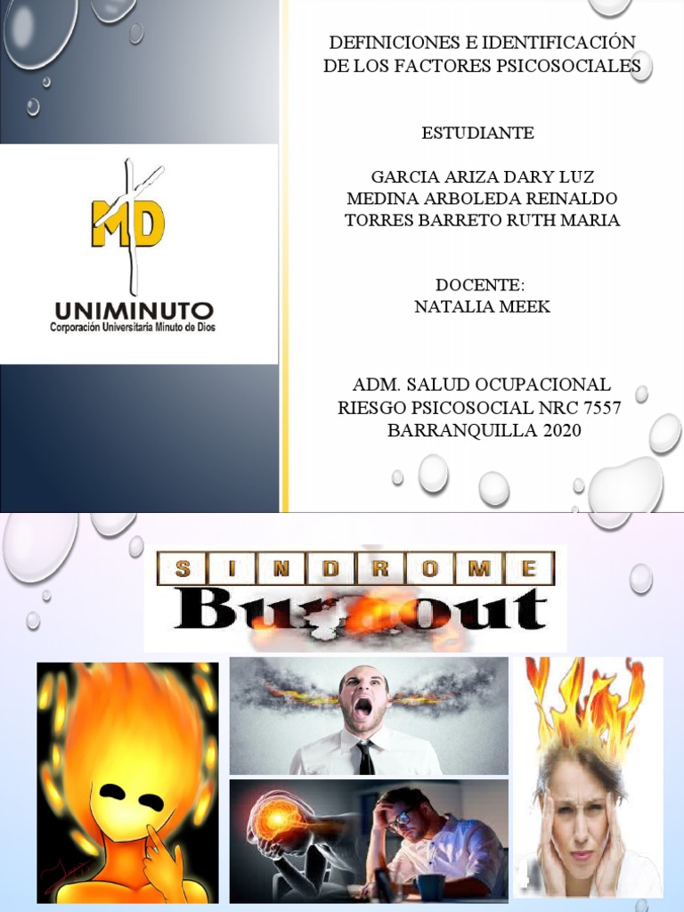 Actividad 3 Riesgos Psicosociales | PDF | Burnout ocupacional | Estrés (biología)