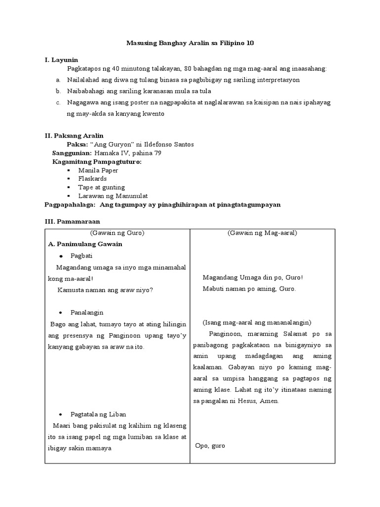 Grade 10 Guryon | PDF