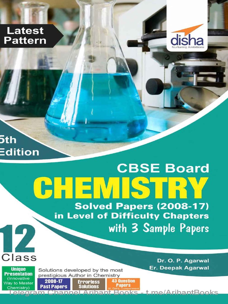 CBSE Board Class 12 Chemistry Solved Papers 2008 2017 in Level of PDF ...