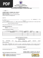 Sample Template For NBI CLEARANCE | PDF