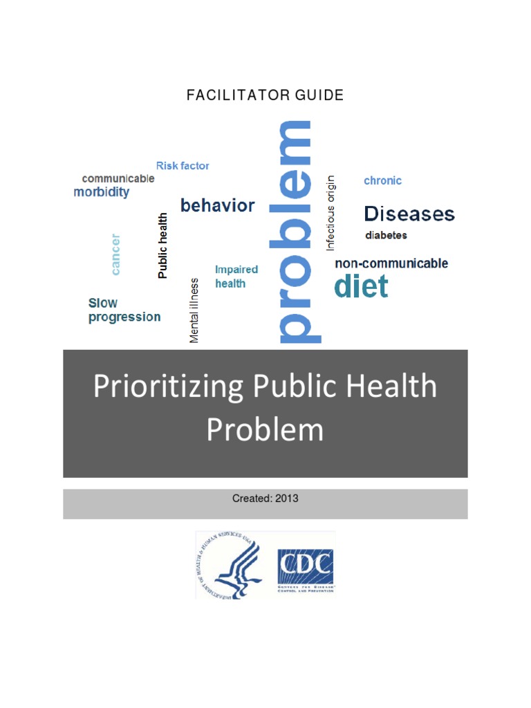 Prioritizing Public Health Problem: Facilitator Guide | PDF | Non ...