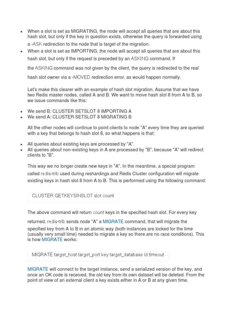 Redis Cluster Specification-14 | PDF