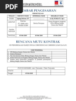 CONTOH RMK. (Rencana Mutu Konstruksi) | PDF | Bisnis | Komputer